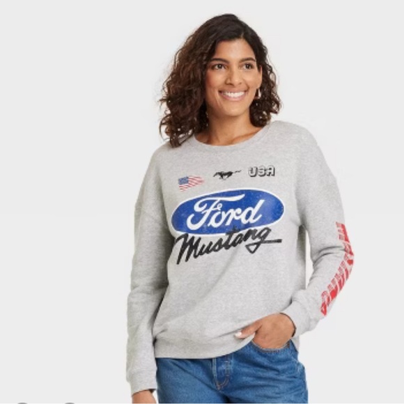 Tops | Ford Mustang Sweatshirt | Poshmark